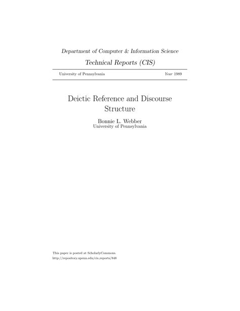 pdf deictic reference and discourse structure