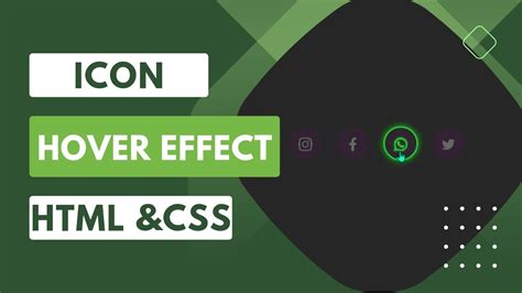 Hover Effect Iconshtmlandcssjwtcssvideos Learncodingofficial