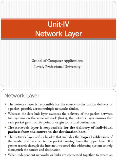 13 network layer pdf computer network routing