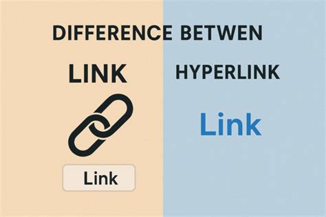 The Technical Difference Between Link And Hyperlink In Html