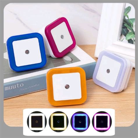 Jual Lampu Tidur Led Sensor Cahaya Lampu Hias Otomatis Shopee Indonesia