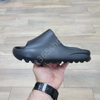 Чёрные мужские и подростковые тапки Адидас | Adidas Yeezy Slide Onyx в ...
