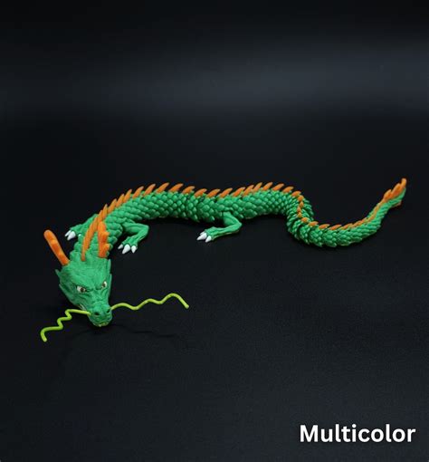 Articulated Dragon Dragon Toy 3d Printed Dragon Adorable Flexi