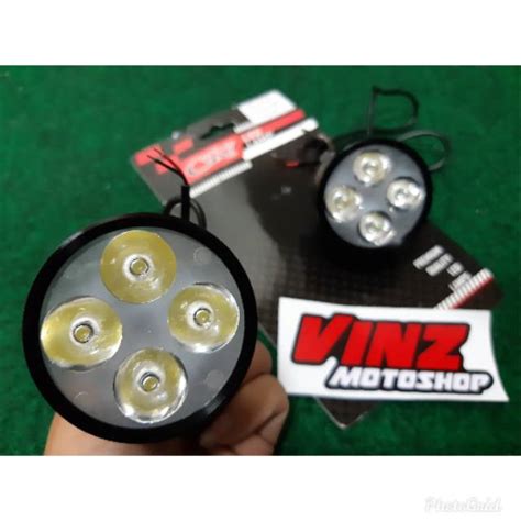 Jual LAMPU SOROT BULAT SPION CR7 2906 4 LED Shopee Indonesia