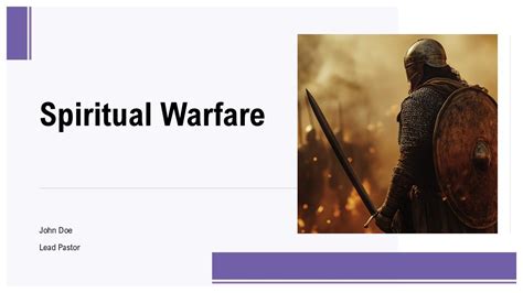 Spiritual Warfare Ppt Example Acp Ppt Template