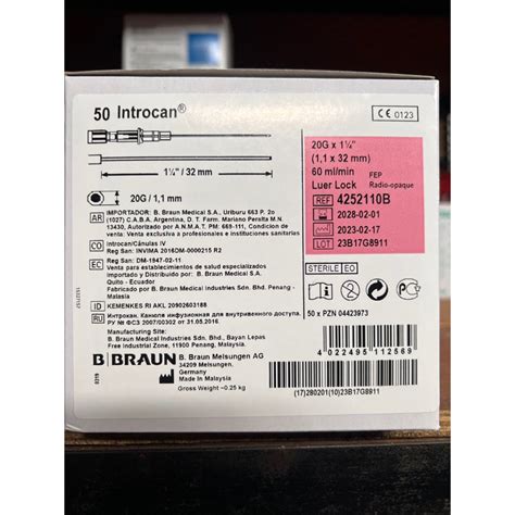 Jual Iv Introcan 20g B Braun Ecer Shopee Indonesia