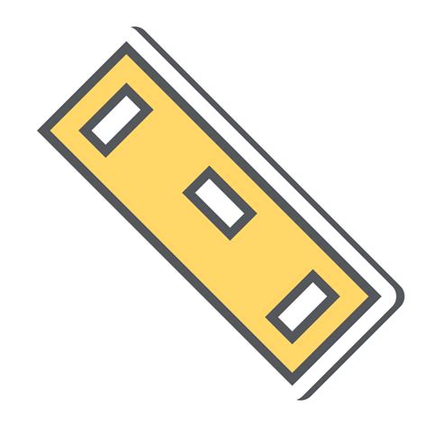 Water Pass Level Minimalist Construction Tools Sticker Collection Set