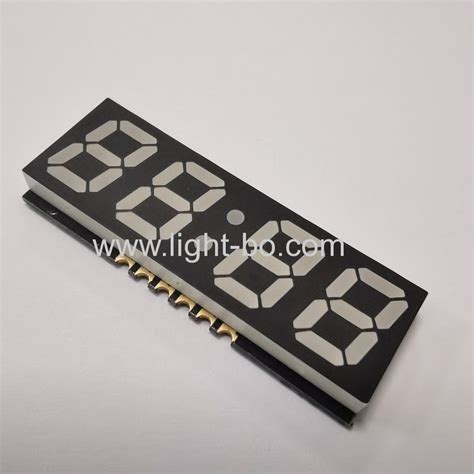 Super Bright Red 04inch 4 Digit Smd Led Clock Display Common Cathode