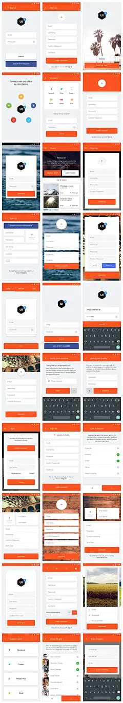 Dribbble Ui Kit  By Brad Haynes 花瓣网
