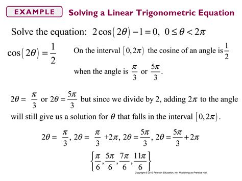 Section 7 3 Trigonometric Equations Ppt