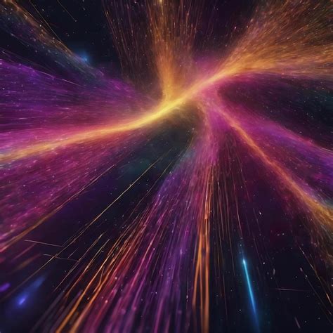 Premium Ai Image Abstract Digital Background Of Moving Particles Information Space Flow Big