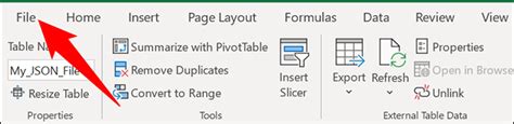 كيفية تحويل ملف Json إلى Microsoft Excel أحلى هاوم