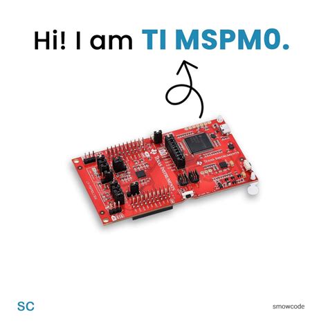 Smowcode On Linkedin Texasinstruments Smowcode Microcontroller Smarttech Embeddedsystems