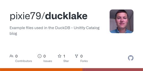 Github Pixie79ducklake Example Files Used In The Duckdb Unitity