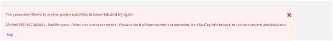 Unable To Connect With Salesforce Web Application Something Else
