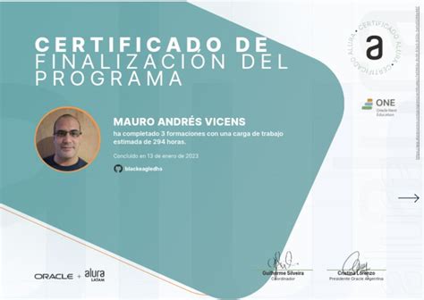 Mauro Andres Vicens En Linkedin Oraclenexteducation
