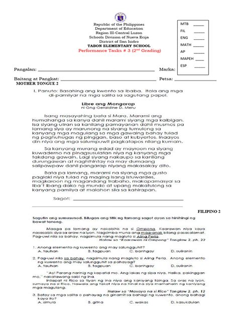 performance task 3 q2 pdf