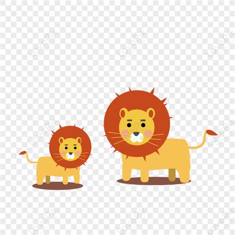 귀여운 일러스트 생일 스티커 만화 작은 사자 생일 사진 색깔 Png 일러스트 무료 다운로드 Lovepik