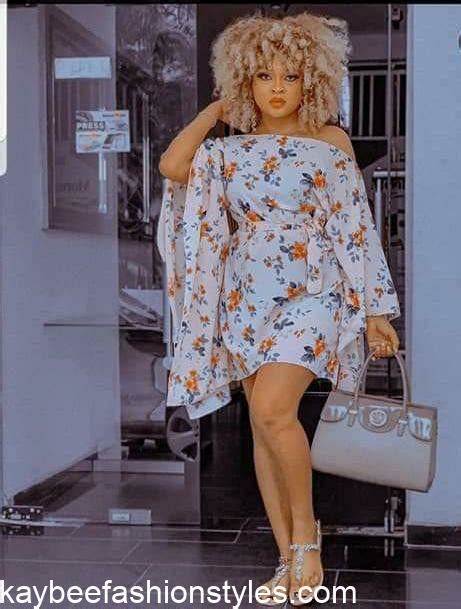 30 Best Flower Chiffon Gown Styles In Nigeria Kaybee Fashion Styles