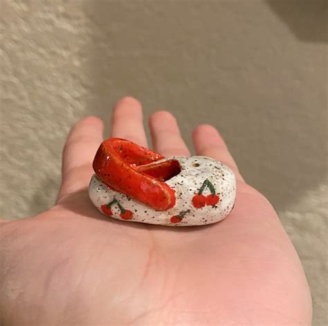 Mini Cherry Ceramic Croc Etsy