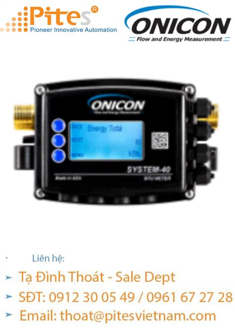 Đại lý Onicon Vietnam Onicon Việt Nam System BTU Measurement System Hệ thống đo lường