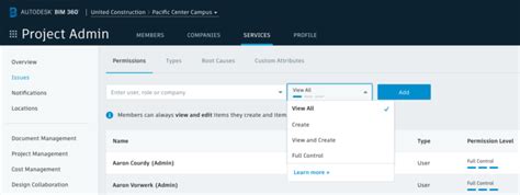 BIM 360 Issues Permissions Update BIM 360 Release Notes