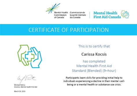 Carissa Kocsis, PMP® on LinkedIn: I recently completed my Mental Health ...