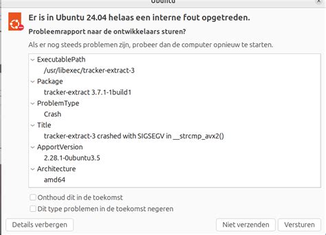 Newly Installed Ubuntu And Occasionally Get Internal Error Messages Support And Help