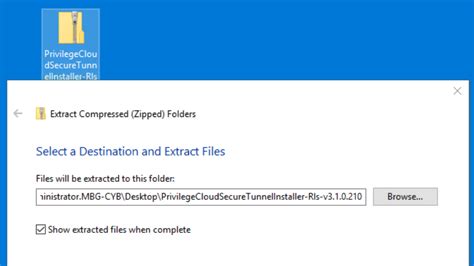 how to install and or upgrade the secure tunnel client on the cyberark