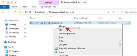 FIX An App Default Was Reset Notification Error In Windows WinTips Org