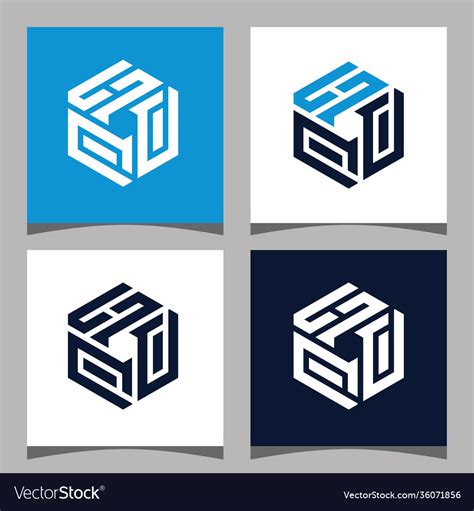 Creative Initial Letter Hpp Hexagon Logo Design Vector Image