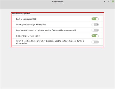 Linux Mint How To Configure Workspaces Technipages