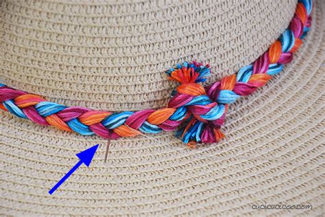 How To Decorate A Straw Hat Modern Summer Hat Makeover Cucicucicoo