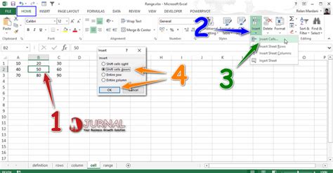 Row Column Cell And Range In Excel For Beginner M Jurnal