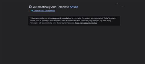 Automatically Add Template Option Is Not Showing Up Learning Remnote