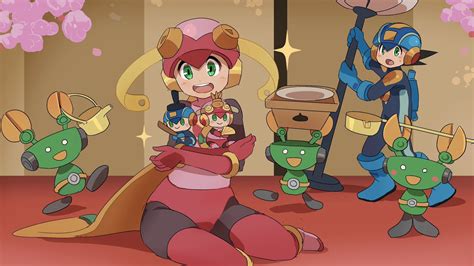 Megamanexe Rollexe And Mr Prog Mega Man And 1 More Drawn By