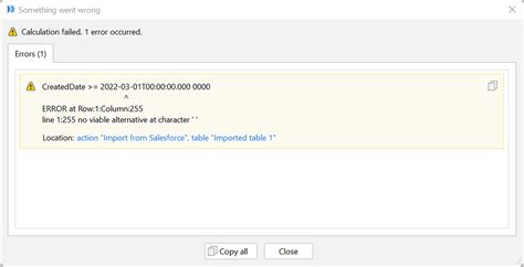 Salesforce Connector Filter Issues Support Easymorph Community