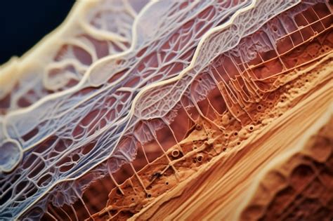 Premium Ai Image Microscopic Macro Closeup Shot Scientific Research