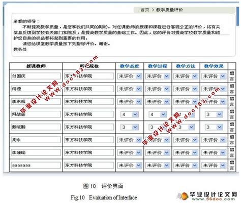 教学评价系统的设计与实现 ASP Access 附答辩 ASP 毕业设计论文网