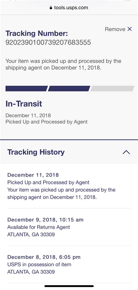 Usps Tracking Number