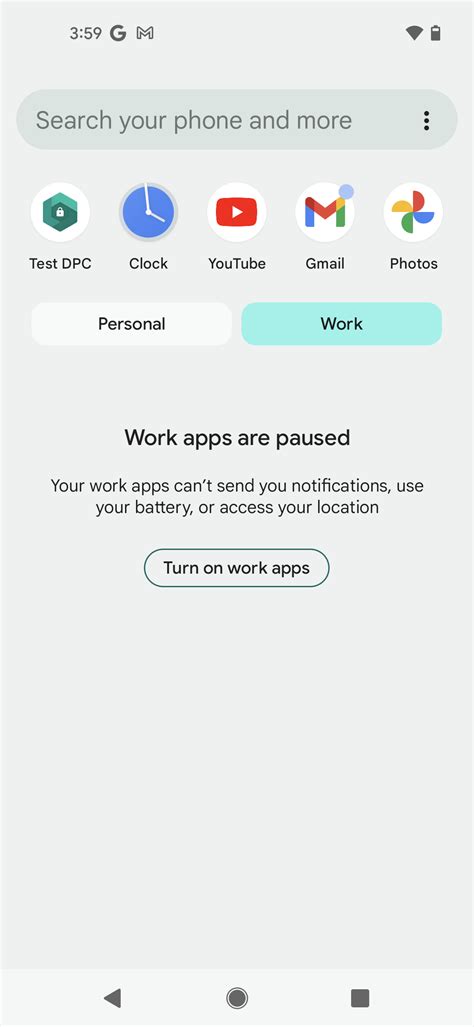 Employ Work Profiles Android Open Source Project