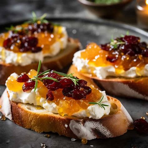 Cranberry And Prosciutto Crostini Becentsational