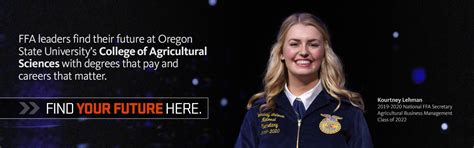 Ffa Bannerpng College Of Agricultural Sciences