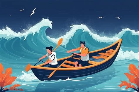 Navigating Challenges Premium Ai Generated Image Navigating Challenges Premium Ai Generated Image