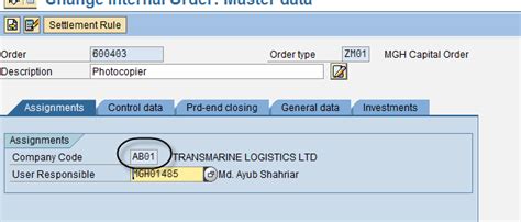 The Co Account Assignment Object Belongs To Compan Sap Community