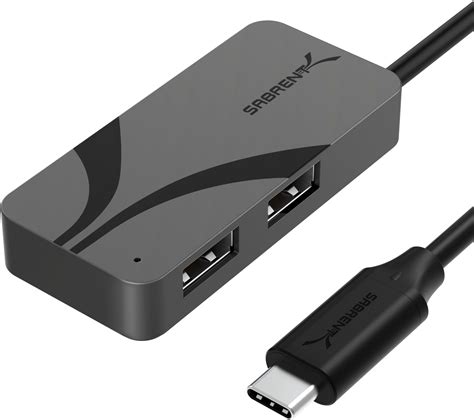 Sabrent Usb Type C 3 Port Gaming Hub For Steam Deck 5gbps Usb 3 2 Dual Usb A