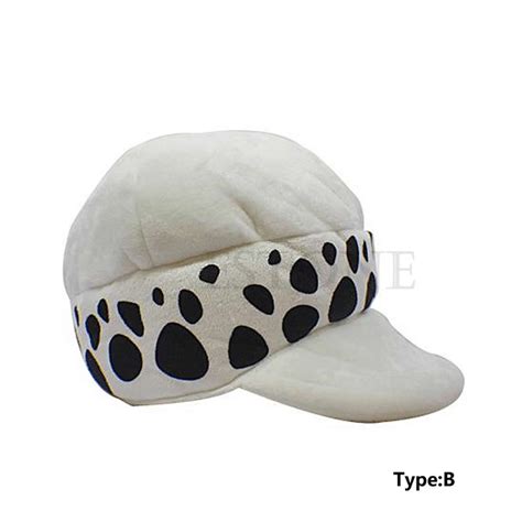 Cosplay One Piece Trafalgar Law Cap Halloween T Anime Doctor Hat New