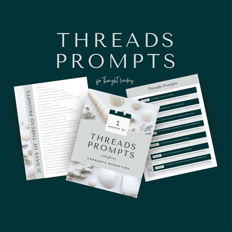 Discover Your Voice 1 Month Of Authentic Thread Prompts For Thought
