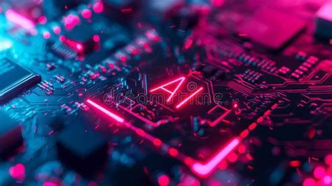 Advanced Computer Processor Chip With Ai Acceleration Is Burning In
