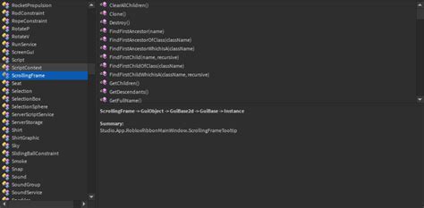 ScrollingFrame S Summary Is Shown Incorrectly In Object Browser Studio Bugs Developer Forum